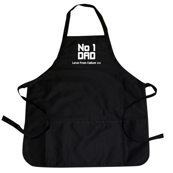 Personalised No.1 Dad Apron – LOROS Online
